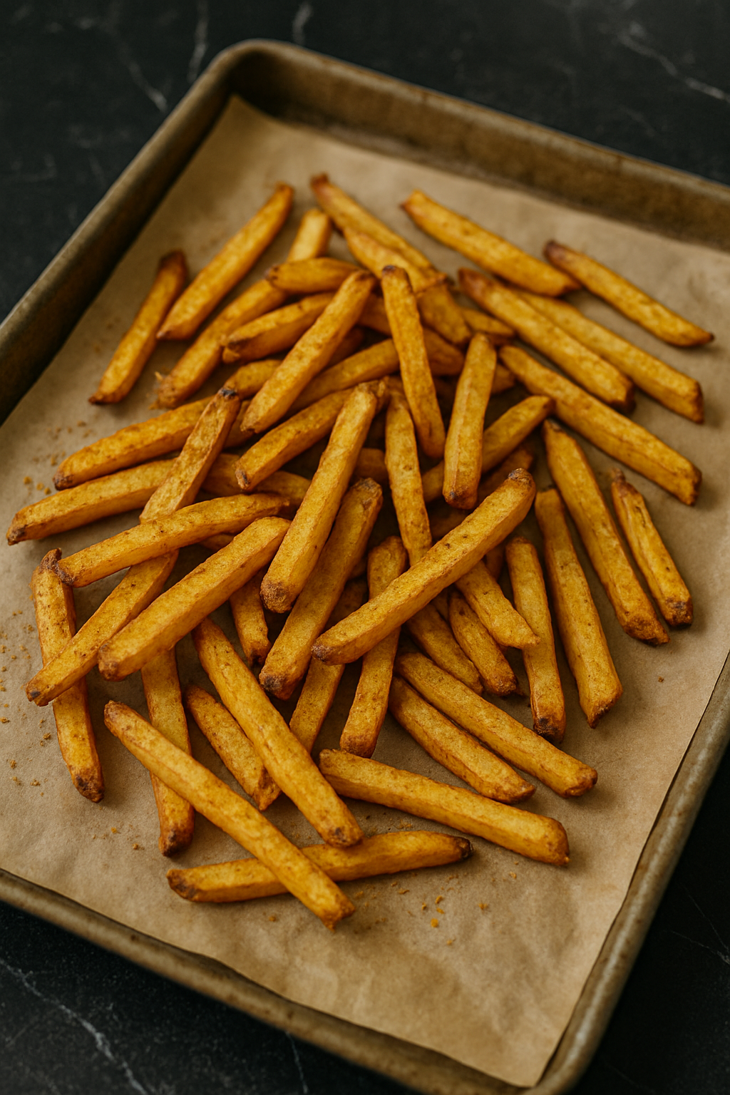 The Only Crispy Baked French Fries Recipe You'll Ever Need - THE ONLY FOOD